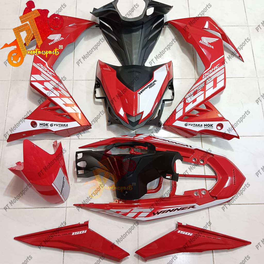 Honda RS150 V1 V2 Cover Set Red Winner DOHC Red 33 OEM /Honda Original ...