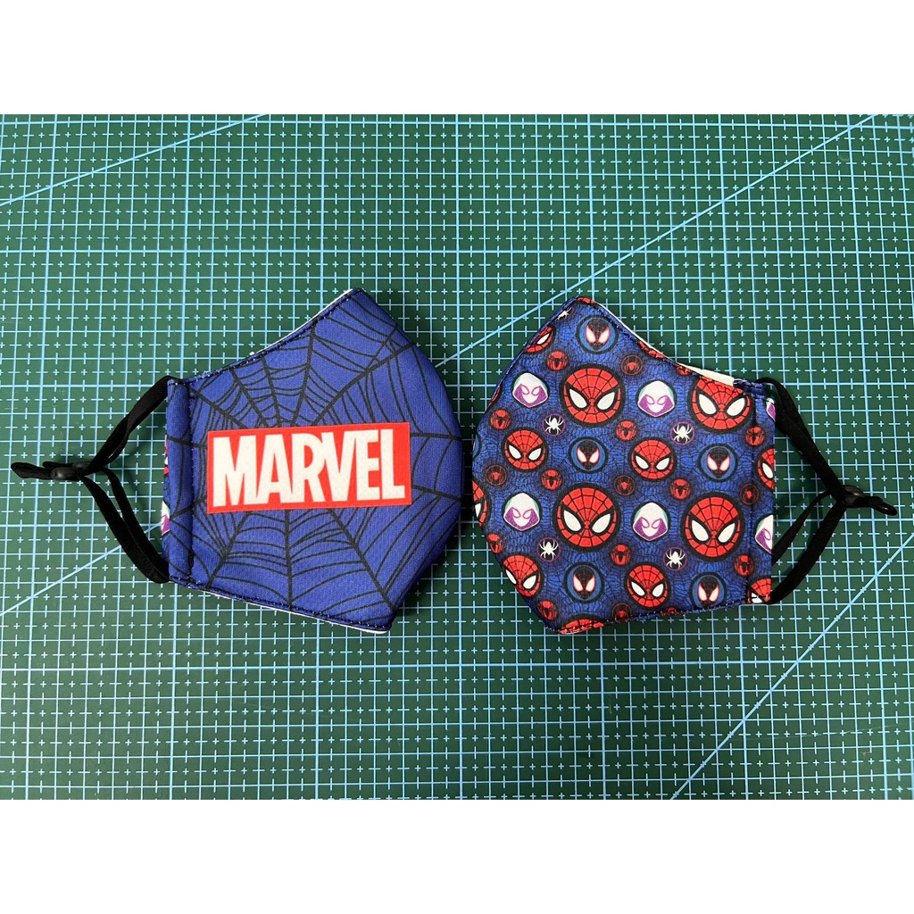 Marvel Avengers Superhero face mask for kids reusable mask 3 layer mask ...