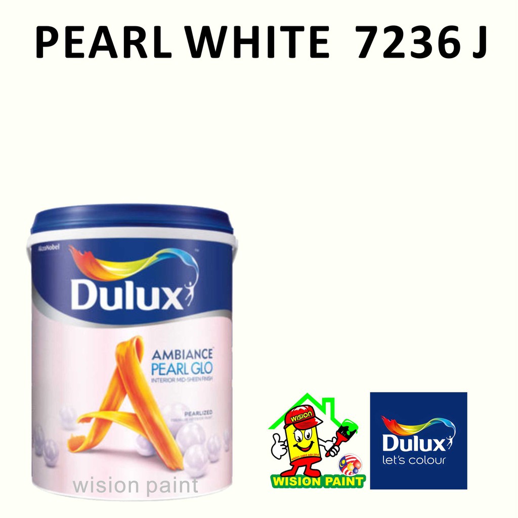 7236 J (CHI) P.WHITE ( 18L ) DULUX AMBIANCE PEARL GLO INTERIOR MID ...