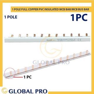 (1PC) 1 Pole Full Copper PVC Insulated Mcb Bar/Mcb Busbar Single Phase ...