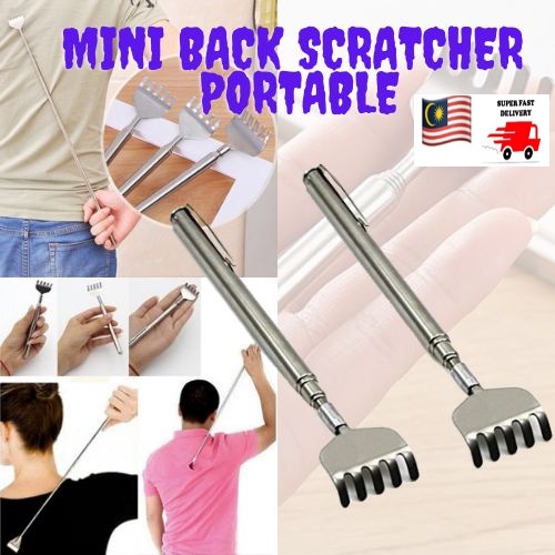 Mini Back Scratcher Portable Foldable Retractable Stainless Steel Small ...