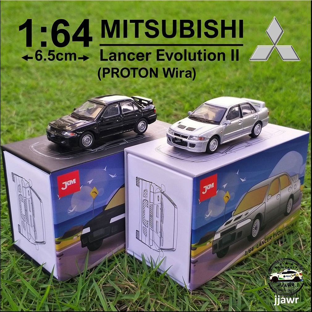 1:64 Mitsubishi Lancer Evolution 2 Evo 2 Evo II Proton Wira Model ...