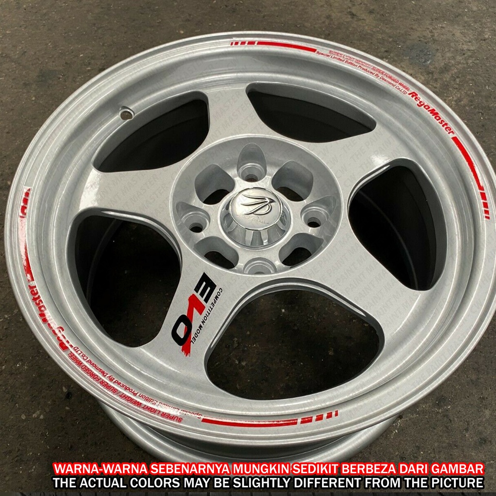 [ Regamaster Silver Sport Rim Paint WL6 ] Aikka Motor Car Color 400ml ...