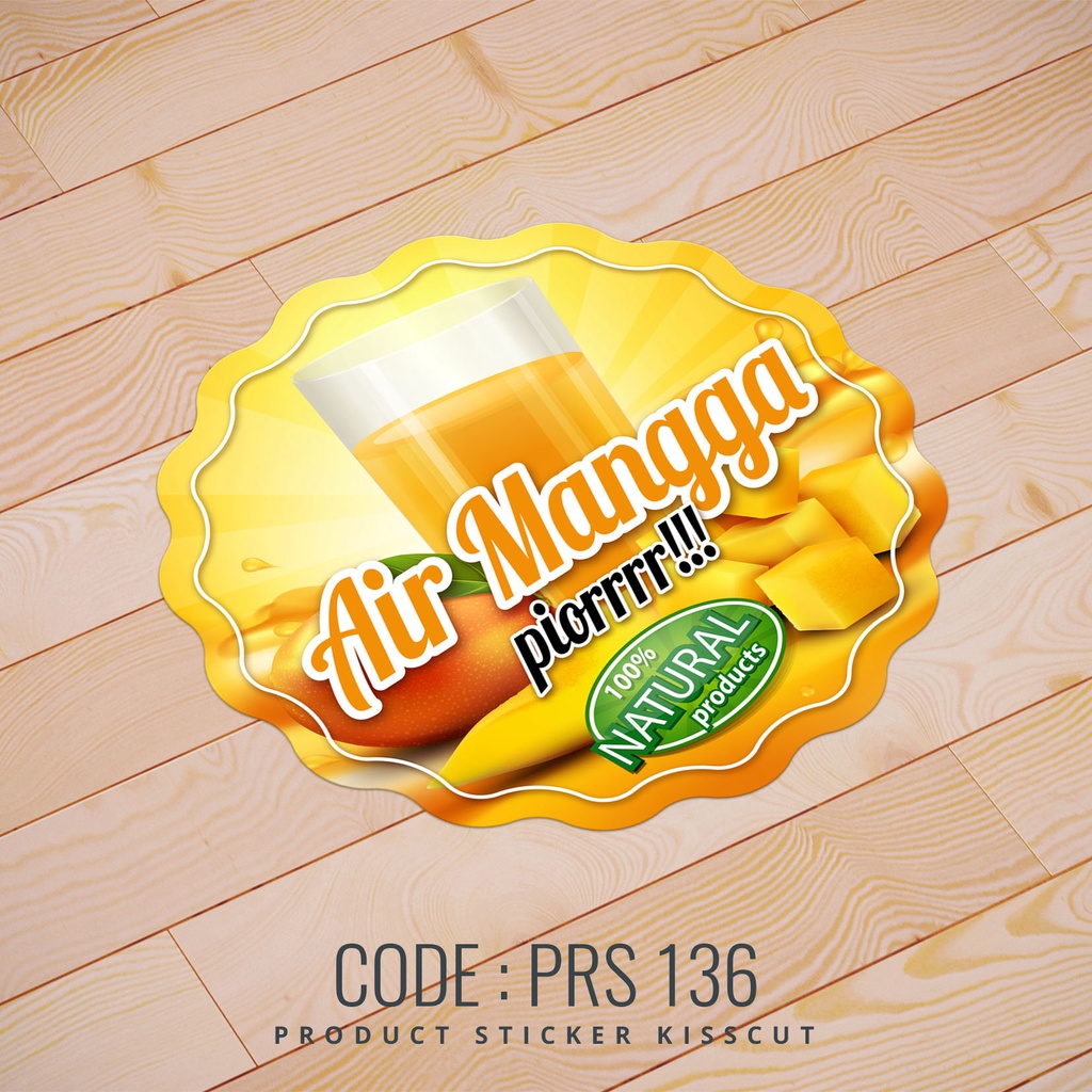 Sticker Minuman Air/Jus Mangga Mango Float | Shopee Malaysia