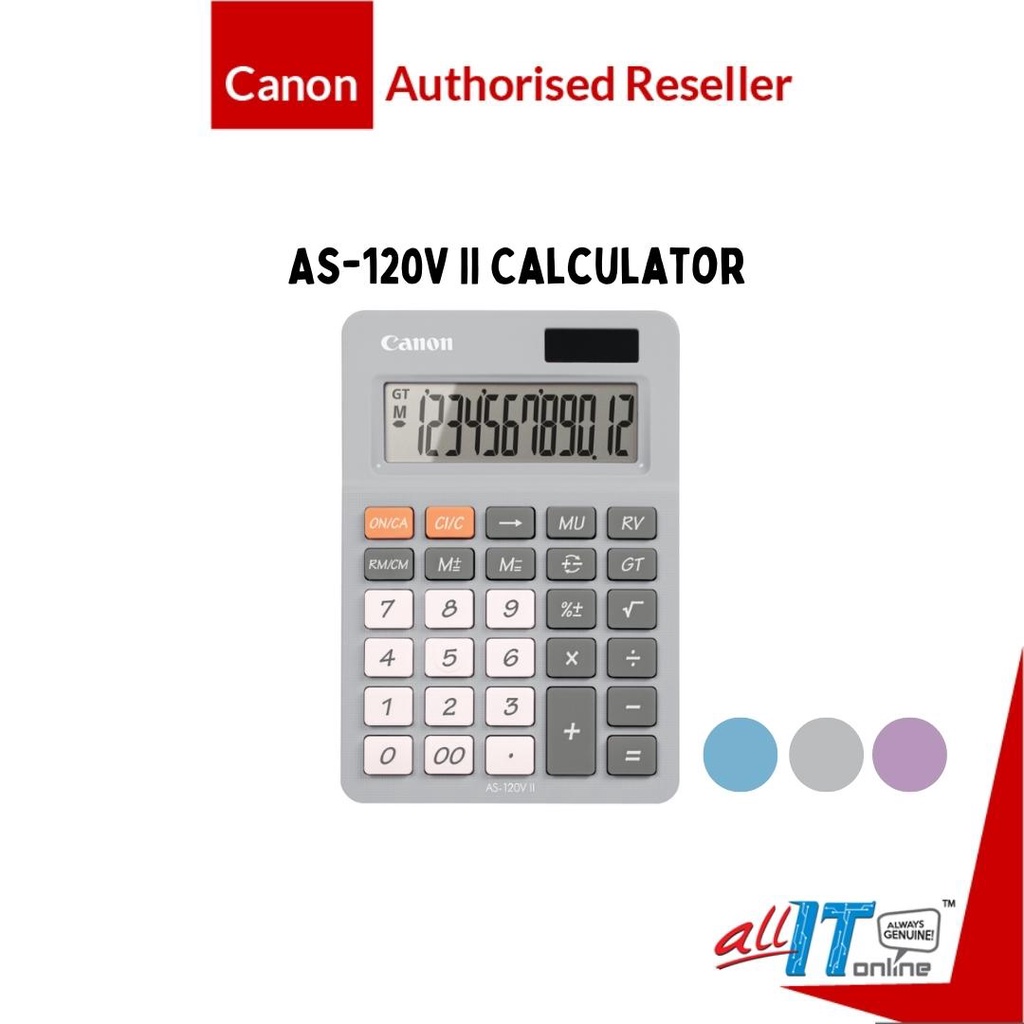 Canon AS-120V II Calculator | Shopee Malaysia
