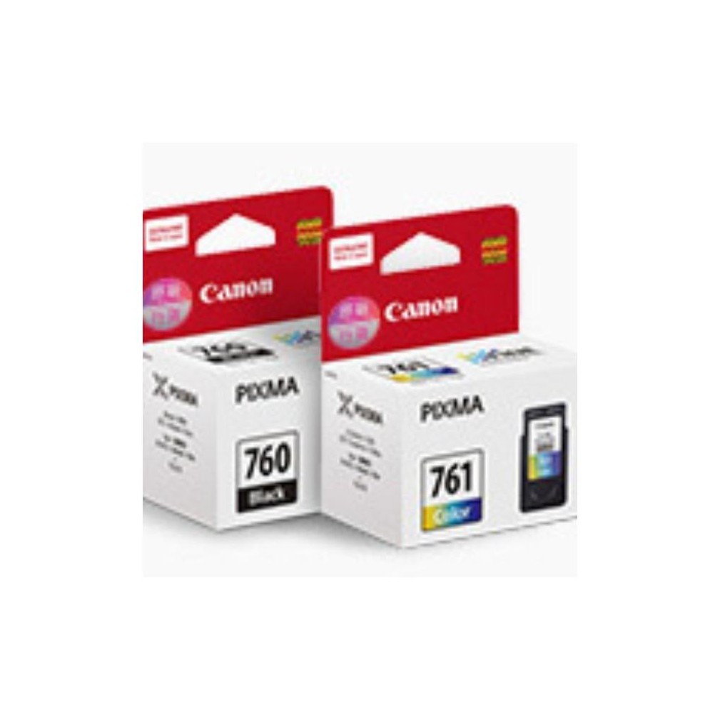 CANON PG-760 BLACK & CL-761 COLOR FINE CARTRIDGE [100% ORIGINAL ...