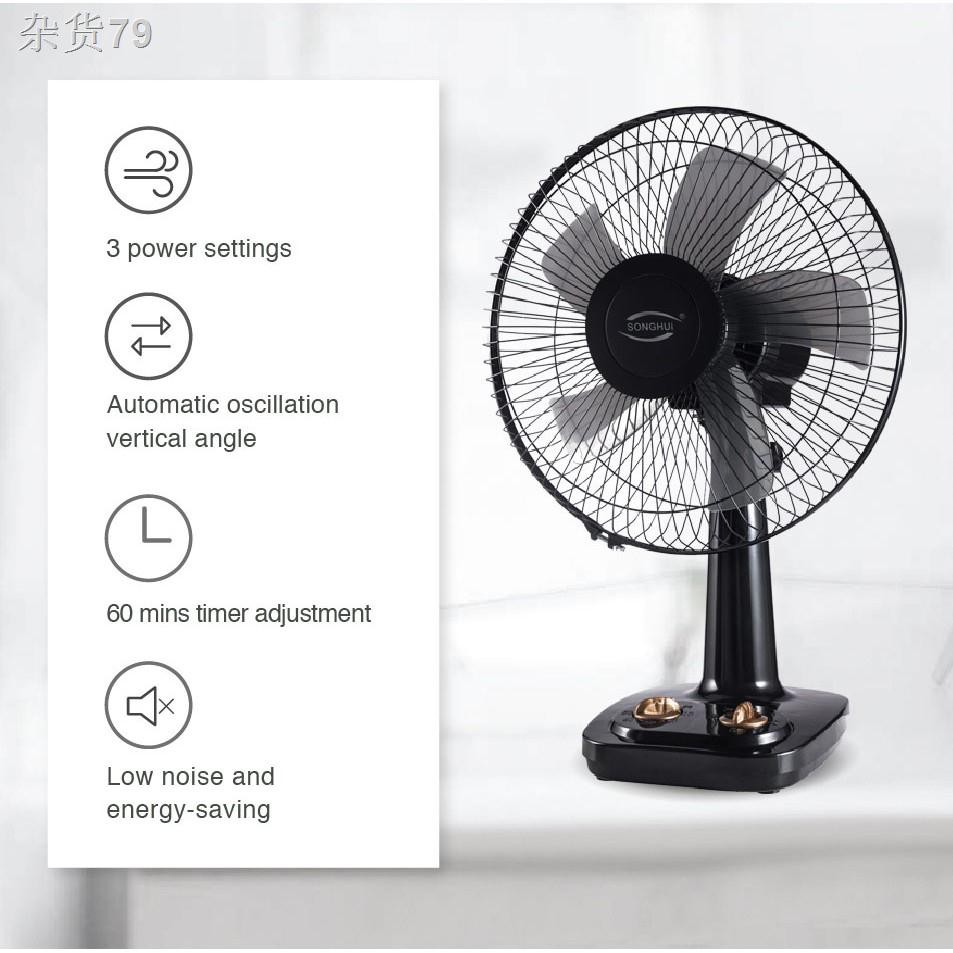 kipas Table fan ground meja one year warranty local shipping 12 inch ...