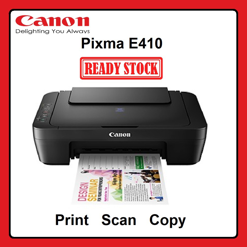 Canon Pixma E410 E-410 All-In-One Printer print Scan Copy | Shopee Malaysia
