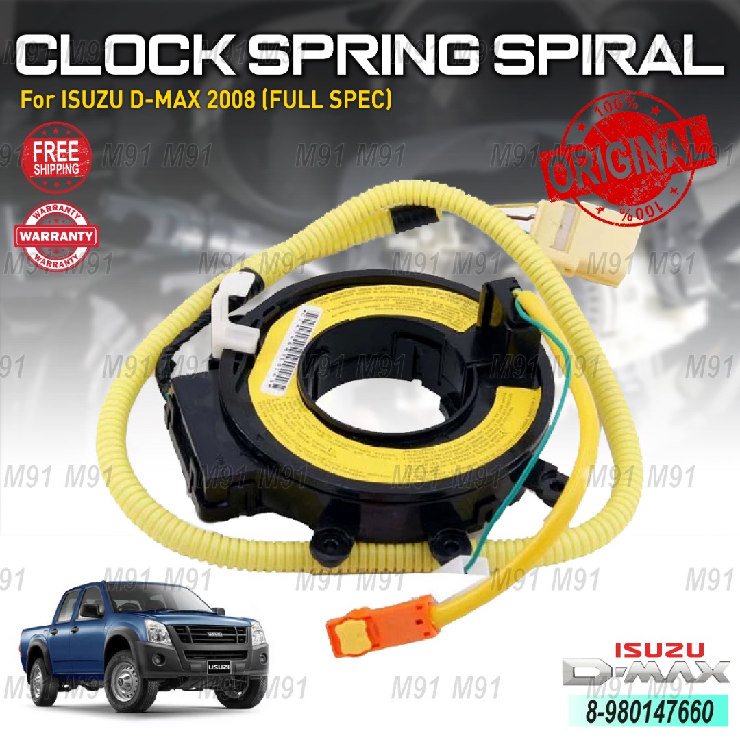 Isuzu d-max dmax d max 2007-2016 mazda clock spring spiral cable ...