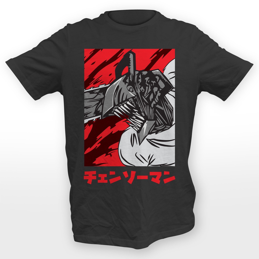 Chainsaw Man Design V2-04 Anime Graphic Tee 100% Cotton Unisex T-Shirt ...