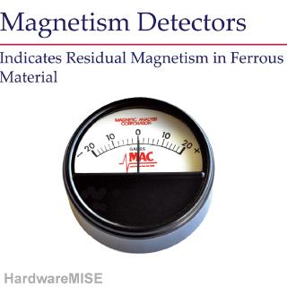 Analog Gauss Meter Magnetism Detector 20-0-20 Gauss Field Indicator Magnetometer DET-432 ...