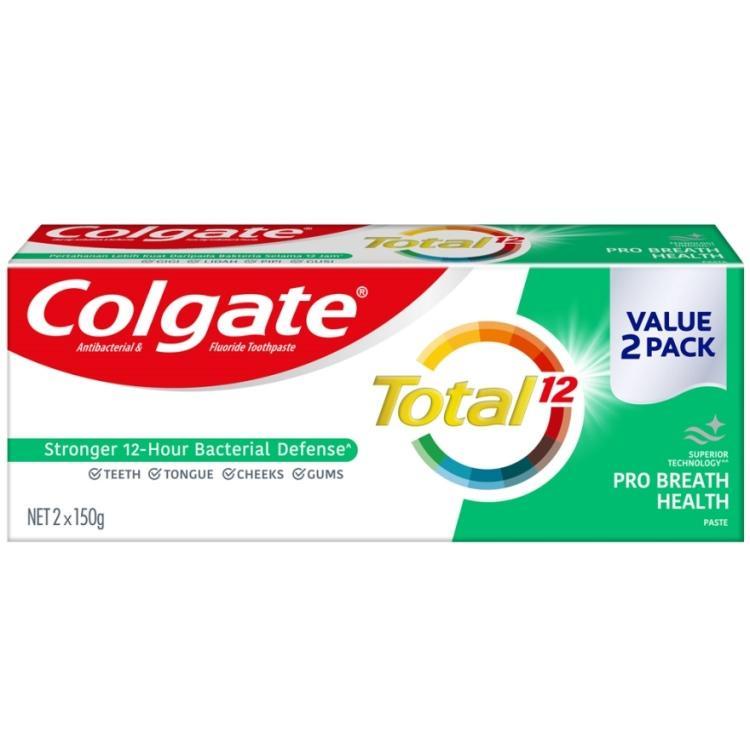 Colgate Total Professional Breath Health Toothpaste Valuepack 150g x 2 ...
