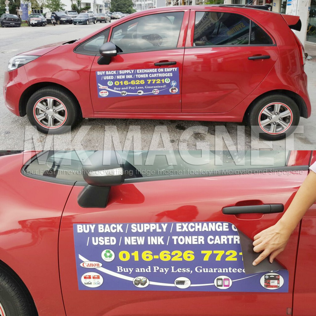 *2 PCS*Magnet Pelekat Pintu Kereta (Boleh Ditanggalkan) / Magnet Pintu ...