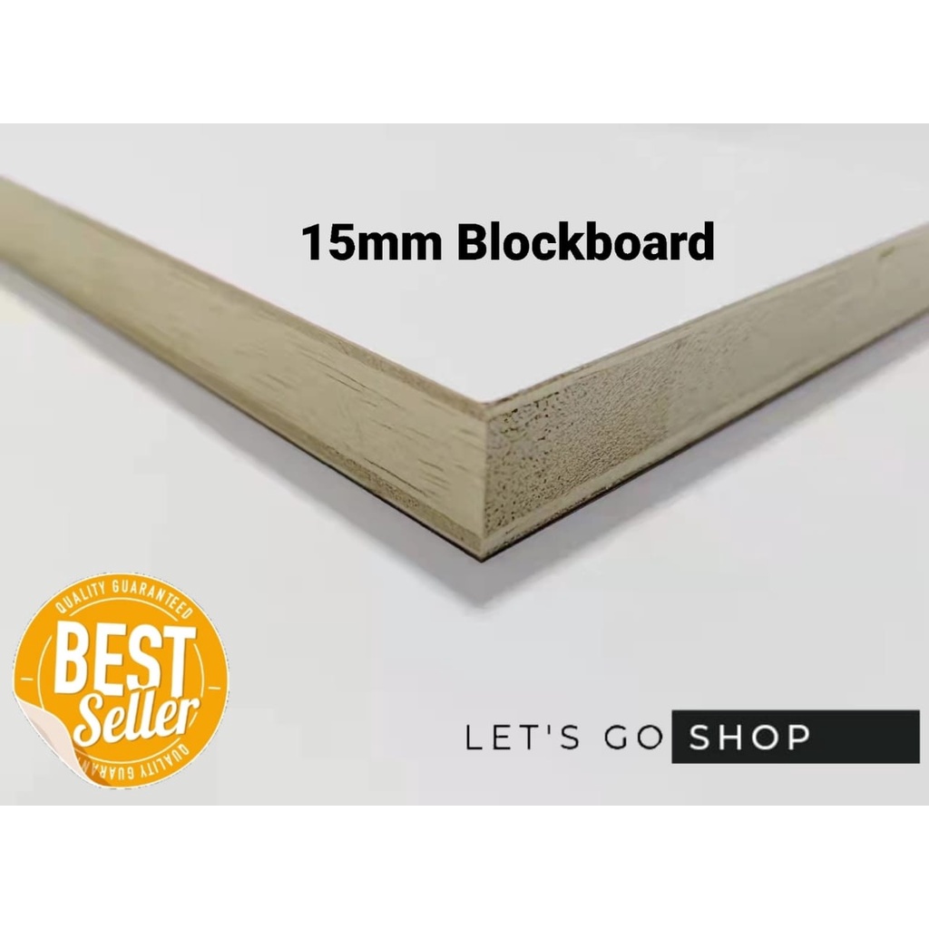 (Custom Size)15mm Blockboard (2 side PVC or 2 side PVC with edging ...