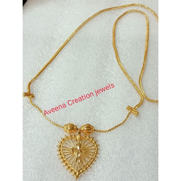 Cross Thali chain with extended Thali chain for items. | Shopee Malaysia