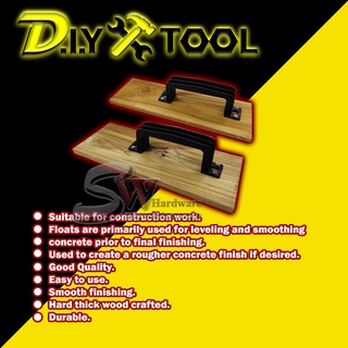 SW Hardware Heavy Duty Teak Wood Plastering Trowel Sudu Plaster Kayu ...