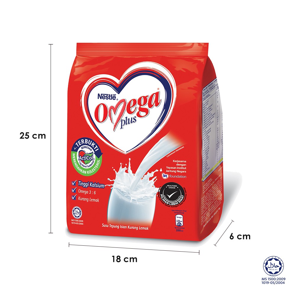 Hot spot nestlé omega plus milk powder softpack 1kg | BeeCost