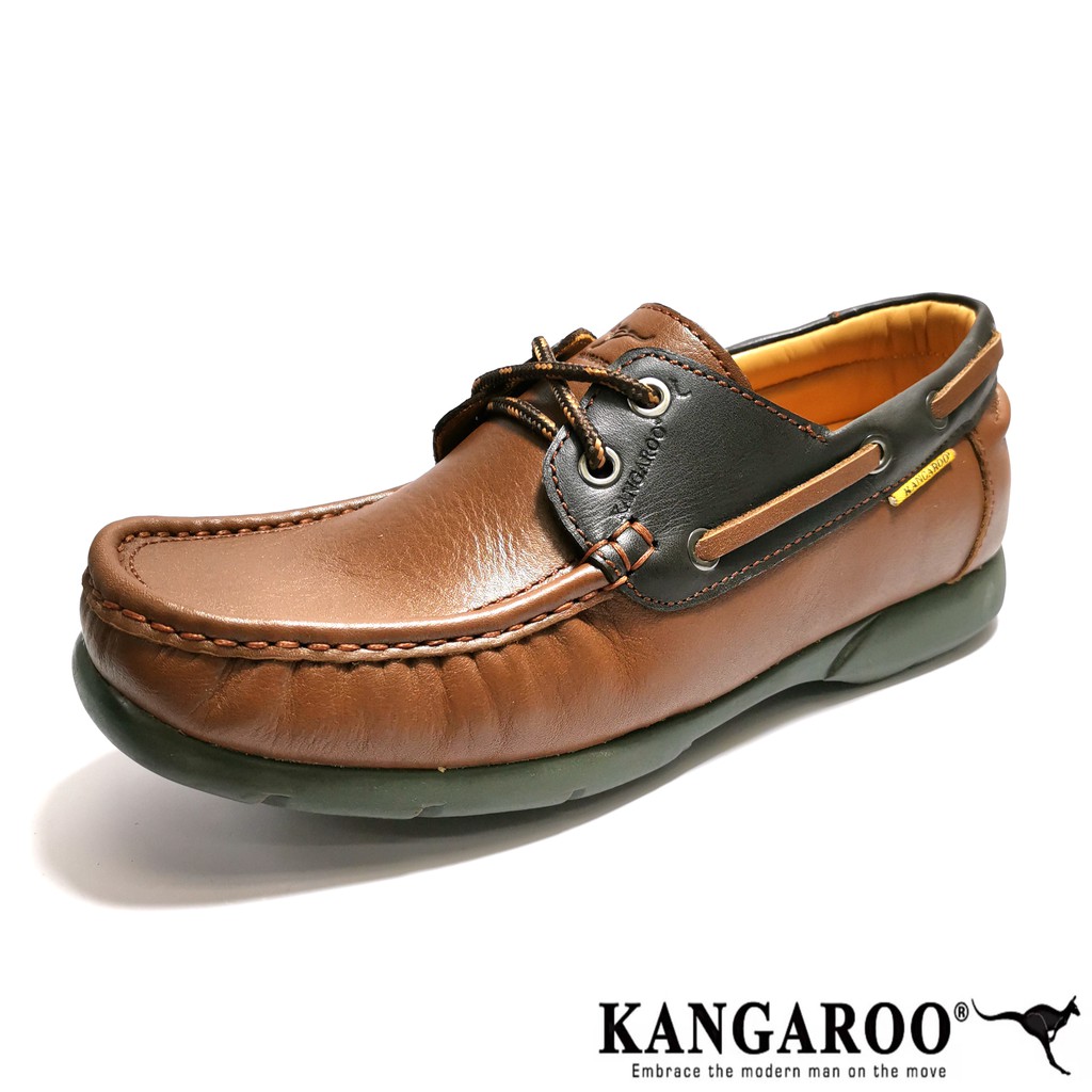 KANGAROO men loafer leather casual shoes |kasut kulit lelaki KANGAROO ...