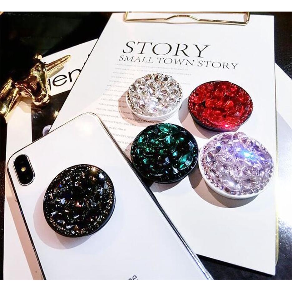 97oy7hyi Diamond Holder Luxury Finger Ring stent Holder Mobile Stand ...