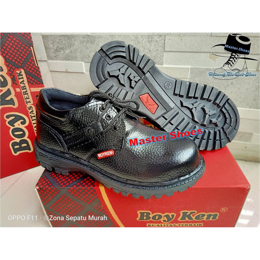 Boyken Safety Shoes Kr13 - Genuine Leather - Original Product | Shopee ...