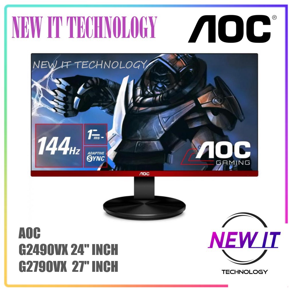 AOC G2490VX/G2790VX 23.8" Full HD FreeSync 144Hz 1MS VA LED Gaming ...
