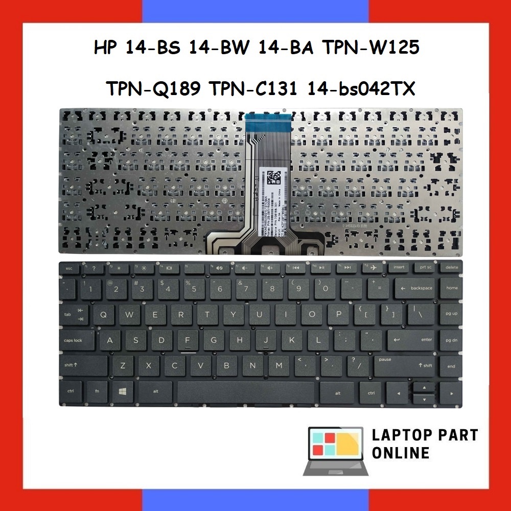 HP 14-BS 14-BW 14-BA TPN-W125 TPN-Q186 TPN-Q189 TPN-C131 14-bs042TX ...