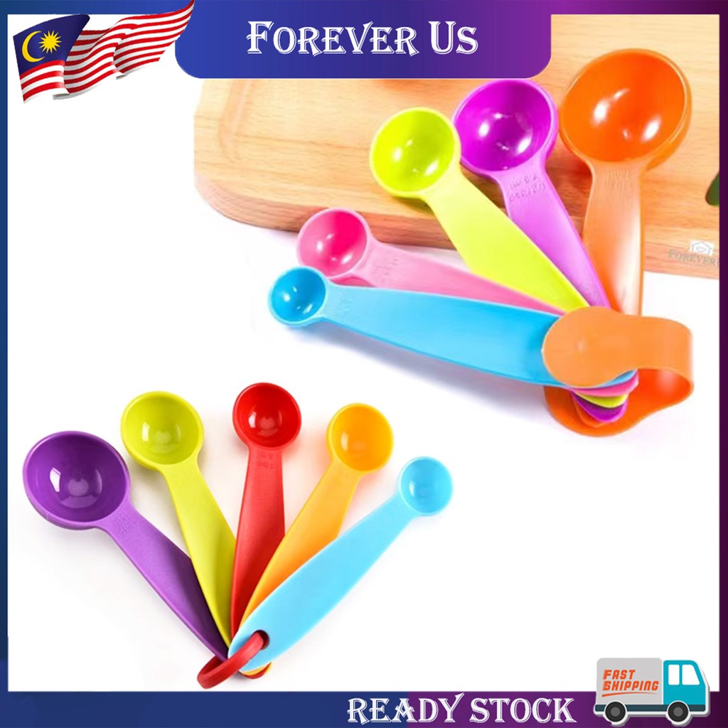 Measuring Spoon [5-piece Set] - Teaspoons Tablespoons Mixed Color ...