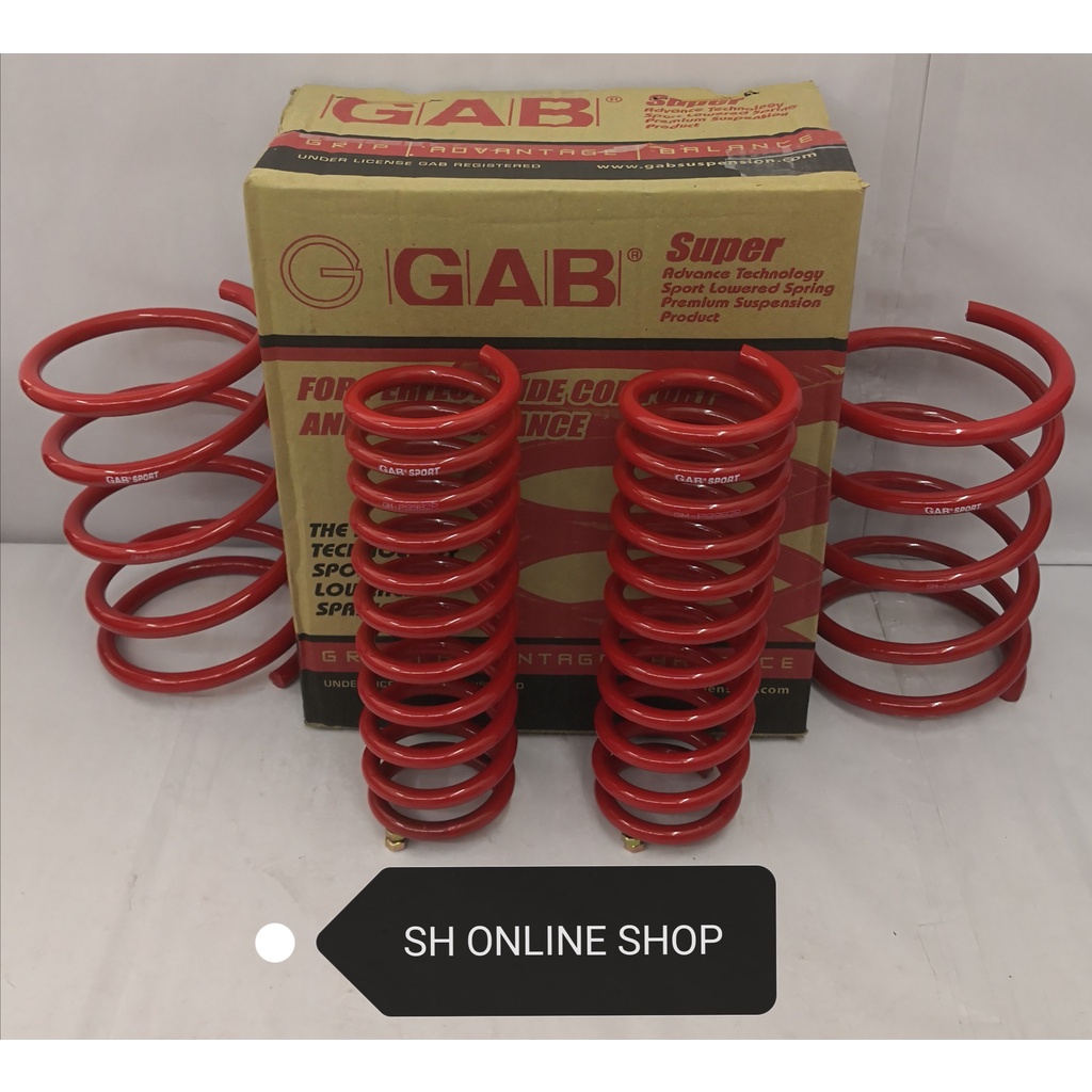 GAB Sport Coil Spring for Proton Wira Satria 1.6 Waja Gen-2 Persona ...