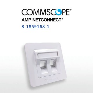 Commscope AMP CAT5E/CAT6 1Port 2 Ports Faceplate 45Degree Angle Type ...