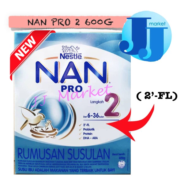 NESTLE NAN PRO STEP 2 (600G) ⭐️2'-FL | Shopee Malaysia