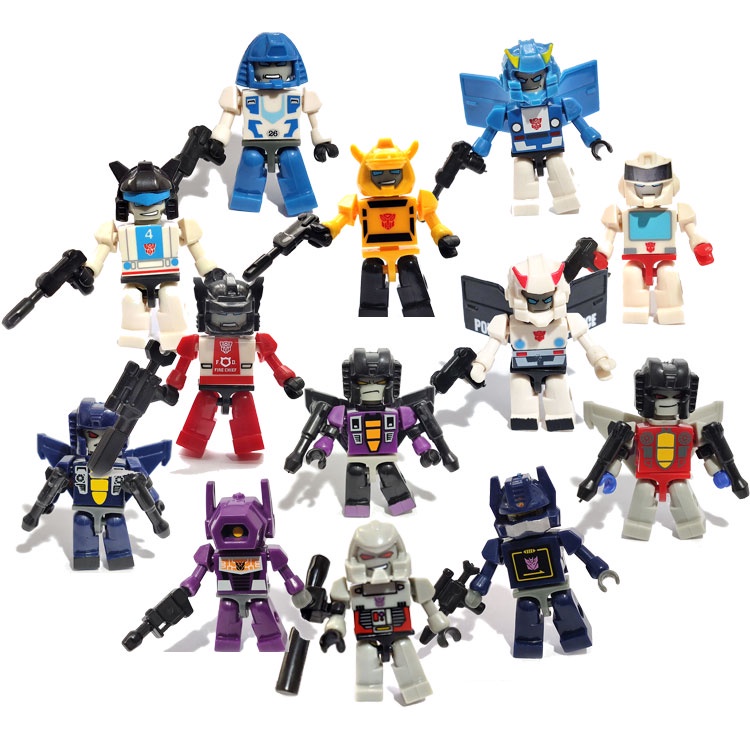 Hasbro Transformers Building Blocks Bumblebee Megatron Sonic Shockwave ...