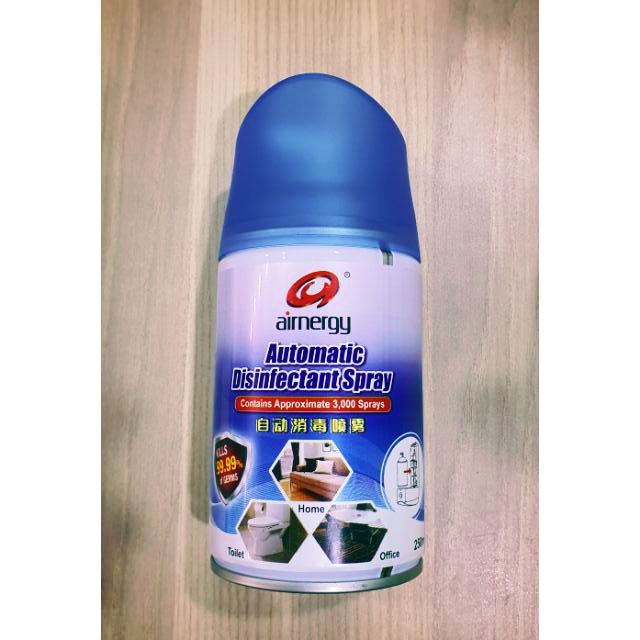 Airnergy Auto Disinfectant Spray Sanitizer, 250 ml 3000spray (Can use ...