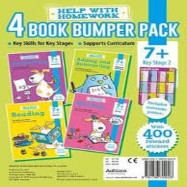 Help With Homework: 4 Book Bumper Pack for age 7+( Handwriting, Reading ...