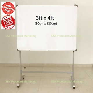 Whiteboard With Stand All Size 3x4 4x4 4x5 4x6 4x8 Magnetic White Board ...