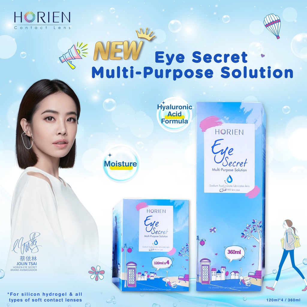 [CLEARANCE] HORIEN Eye Secret Multi-Purpose Solution For Soft Contact ...