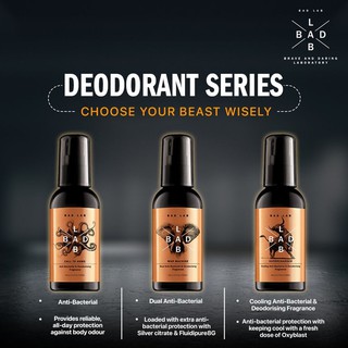 BAD LAB [WAR MACHINE] Dual Anti-Bacterial & Deodorant Fragrance With ...