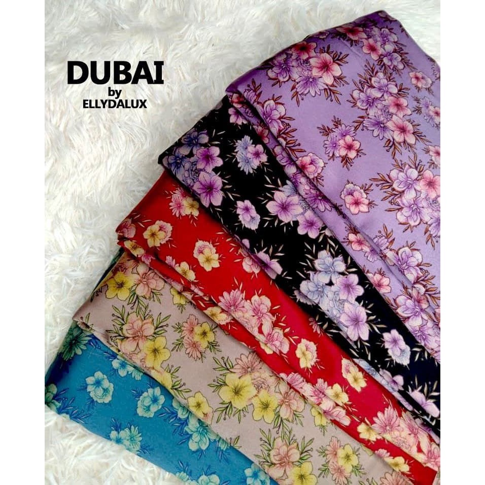 KAIN METER 4 METER DUBAI SILK INDON | Shopee Malaysia