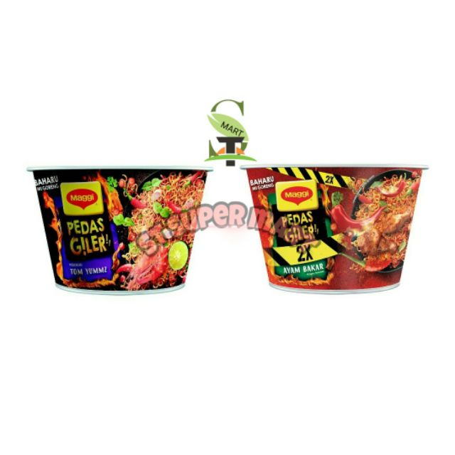 MAGGI Pedas Giler Perencah Tom Yummz /Ayam Bakar (97g) | Shopee Malaysia
