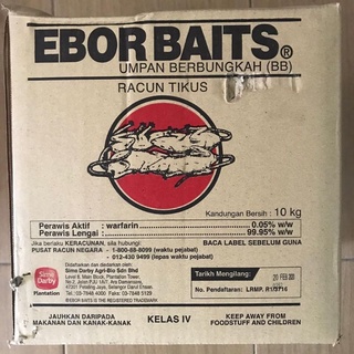 10KG EBOR MOUSE KILLER BAITS(SIME DARBY)/Racun Tikus Power Sekali ...