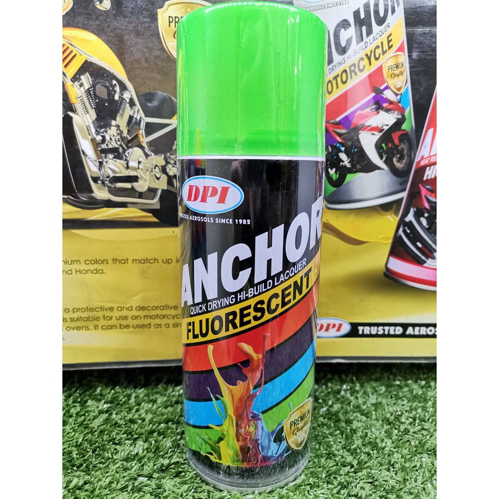 ANCHOR 54** 54 Glow Paint Green Hijau Fluorescent Series Can Spray ...