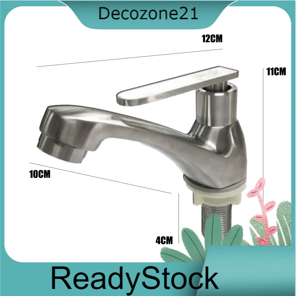 Basin Tap Bathroom Faucet Water Pillar Water Tap Kepala Paip Sinki ...