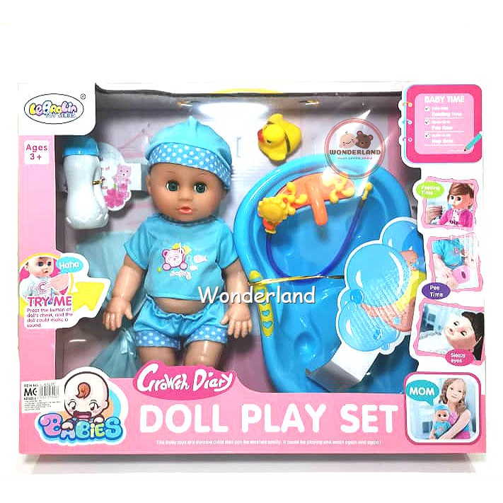 Baby Doll Toys Feeding Playset ( Music) | Shopee Malaysia