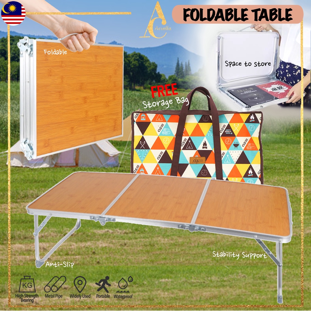 [NEW] Aluminium Foldable Table Rustproof Outdoor Camping Barbecue ...