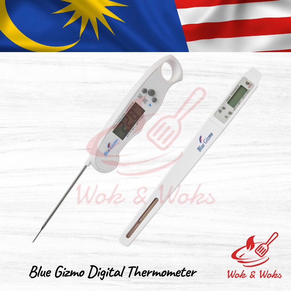 Blue Gizmo Brand Digital Food Drink Thermometer / Termometer Digital ...