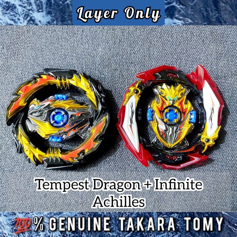 B196 Tempest Dragon and Infinite Achilles (Beyblade Takara Tomy ...