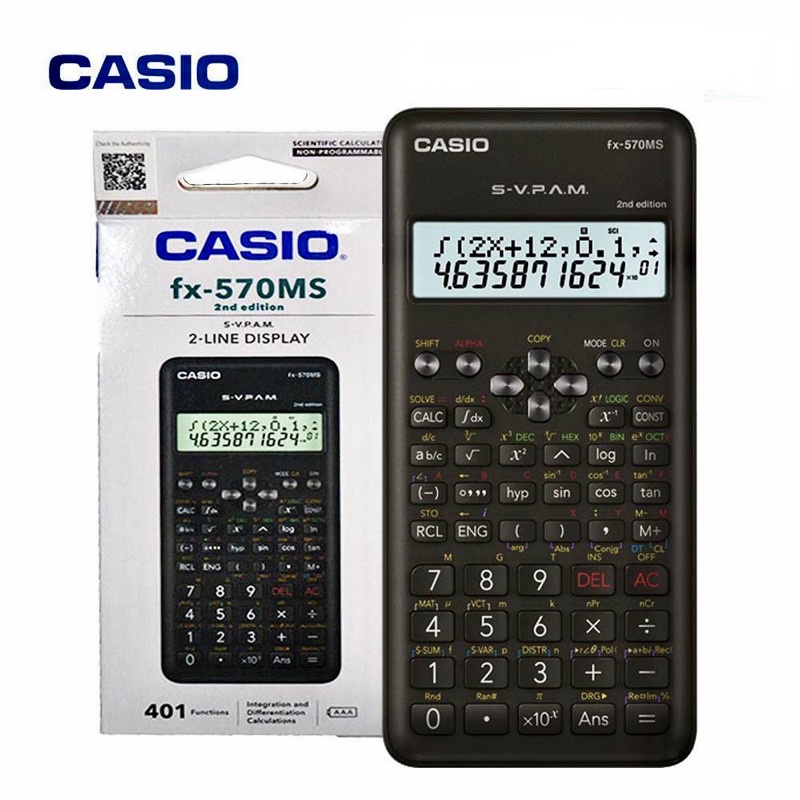 Casio Scientific Calculator Fx 570ms 2nd Edition Shopee Malaysia