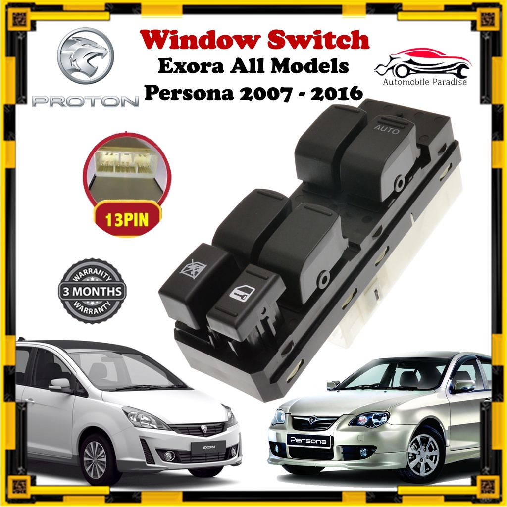 Proton Persona / Exora - Power Window Switch / Suis Tingkap ( Malaysia ...