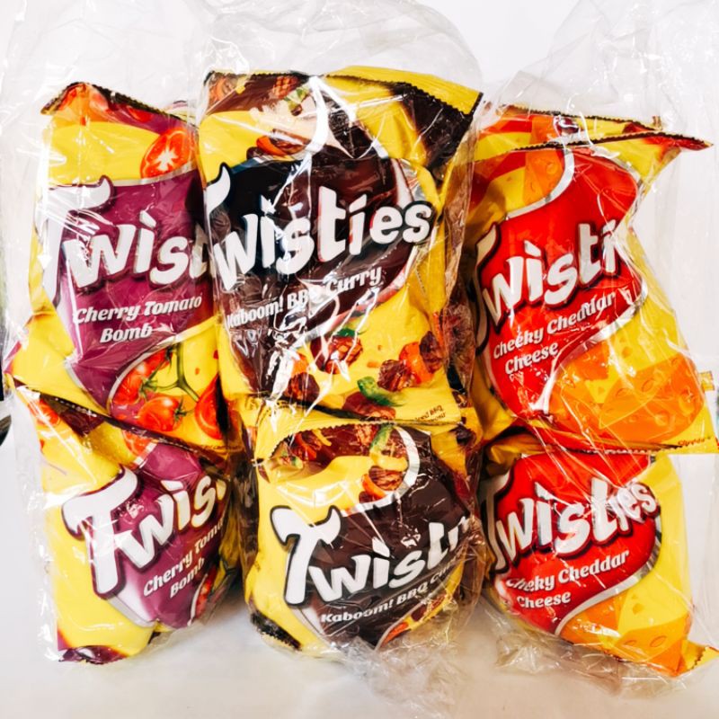 ( READY STOCK ) Twisties Hot & Spicy / Cheese / Tomato 10 x 60g ...