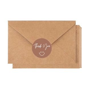 Thank You Sticker (50pcs) Stiker Terima Kasih Packaging Box Paper Beg ...