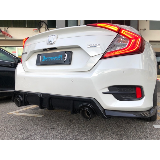 Honda Civic FC Rear Diffuser Sport 3pcs | Shopee Malaysia